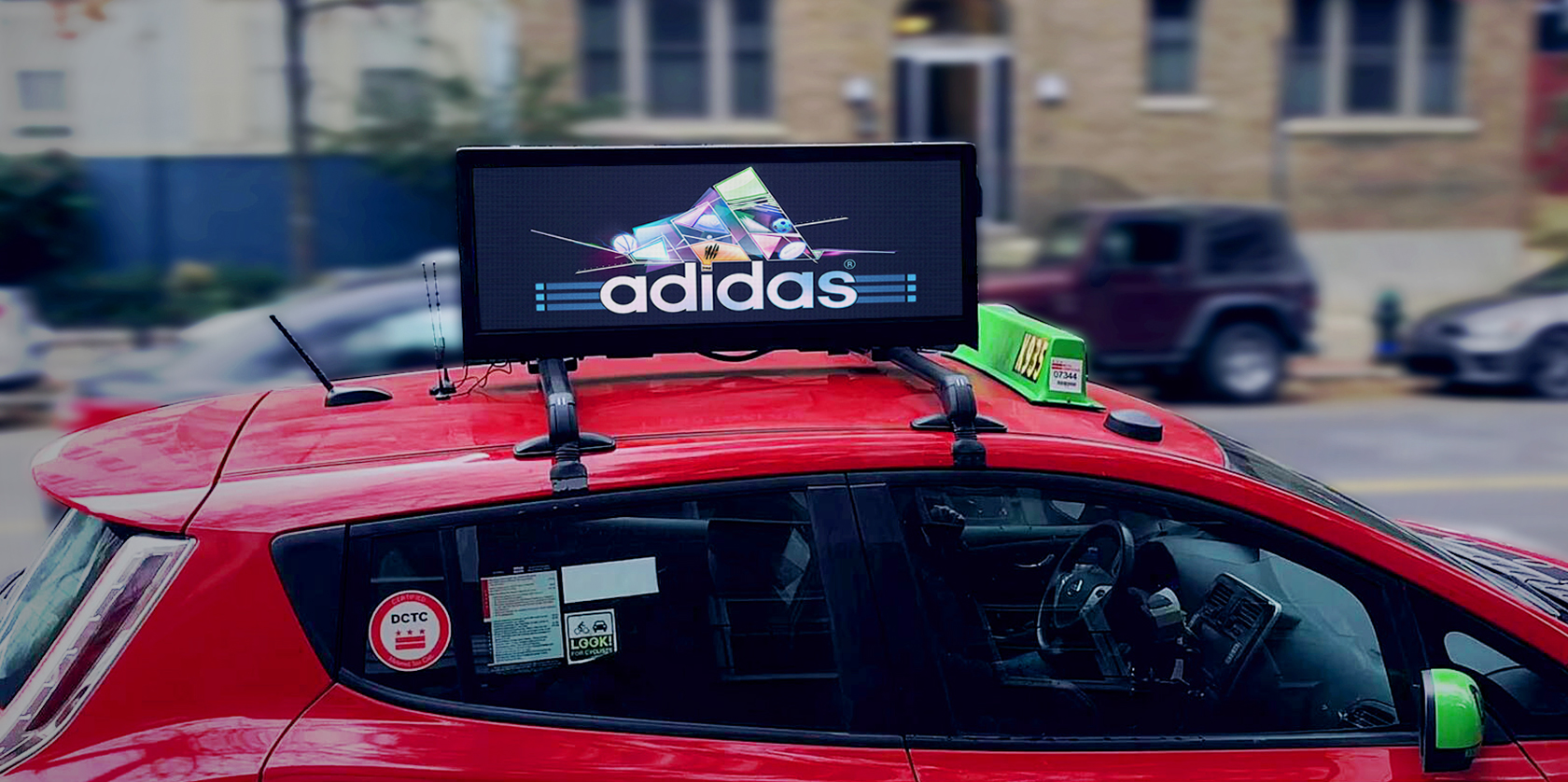 Slim Taxi LED Display - Innovate Your Commute